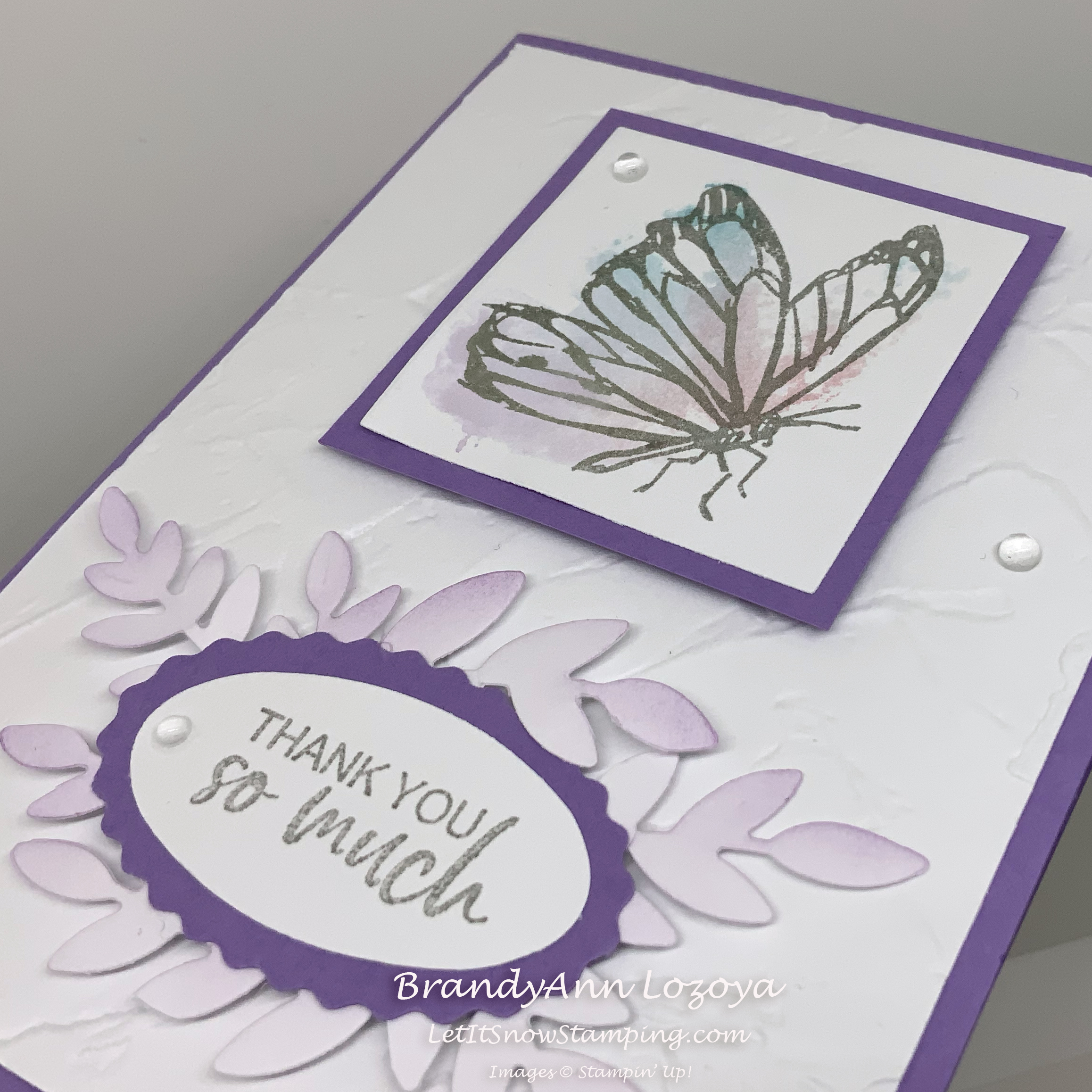 A Touch of Ink Week – Project #1 – Let It Snow Stamping