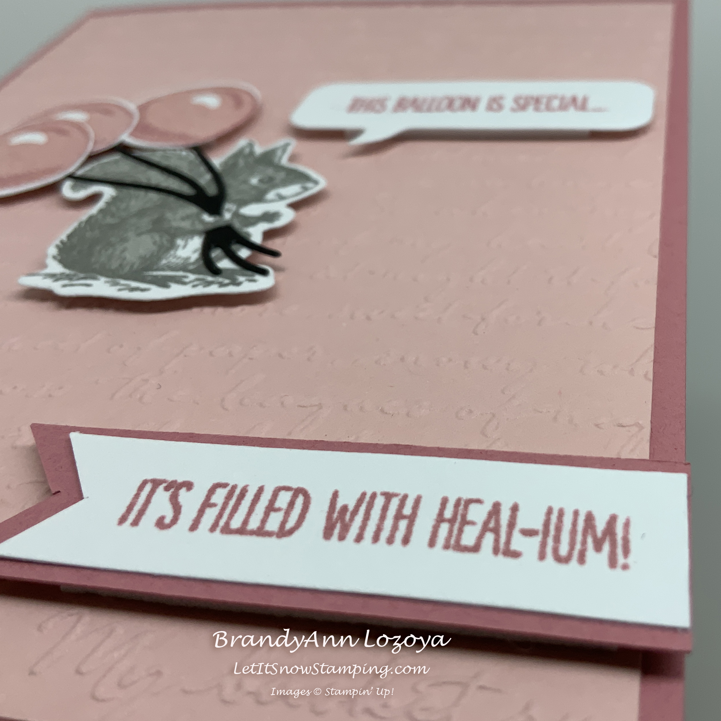 Special Someone Week – Project 2 – Let It Snow Stamping
